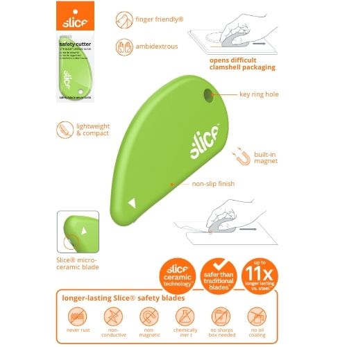 חותך בטיחות קרמי Slice Safety Cutter | מגן אופטיק | החנות הוירטואלית ...